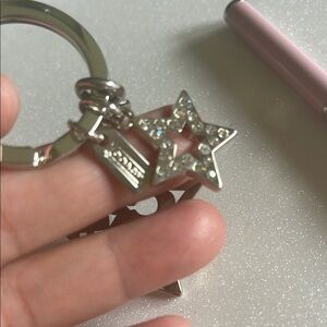 Coach | Accessories | Coach Star Keychain And Pink Pen Set | Poshmark